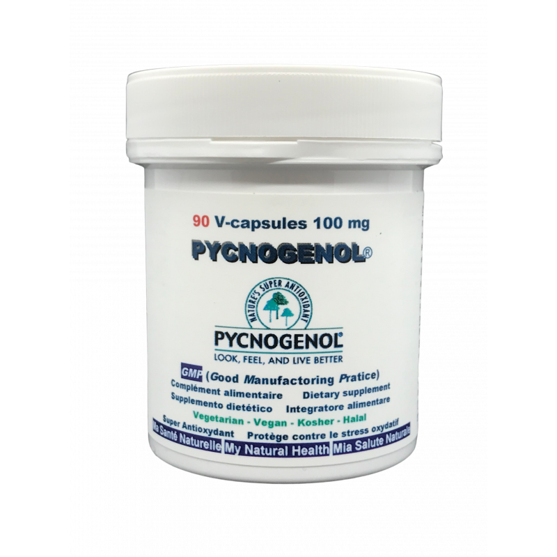 PYCNOGÉNOL-100 mg (par capsule) 90 capsules végétales (dosage jusqu'à 3 ...
